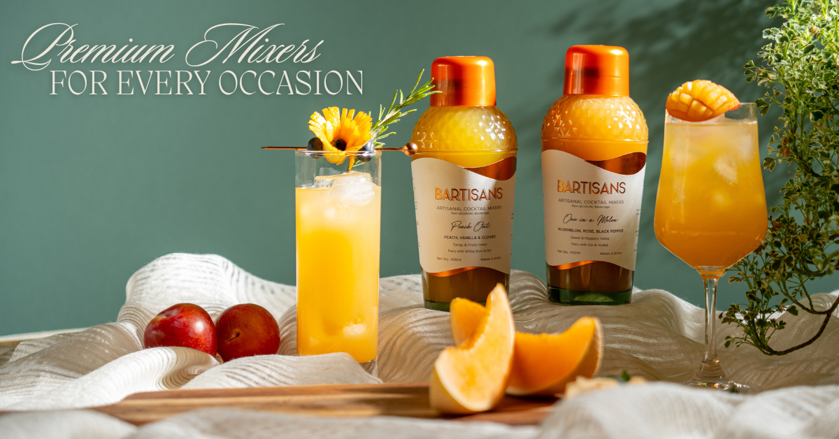 Buy Cocktail Mixers India | Low-Calorie Cocktail Mixer - Bartisans