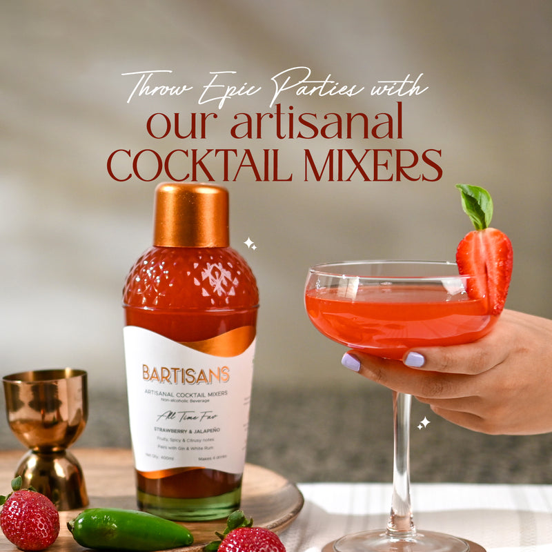 Buy Artisanal Natural Cocktail Mixers Online - Bartisans